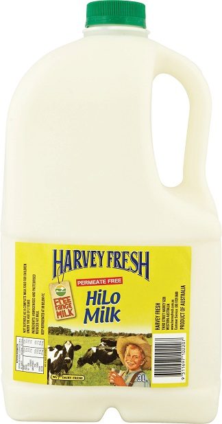Harvey Fresh Hilo Milk 3L (WA only) » Lactalis Foodservice