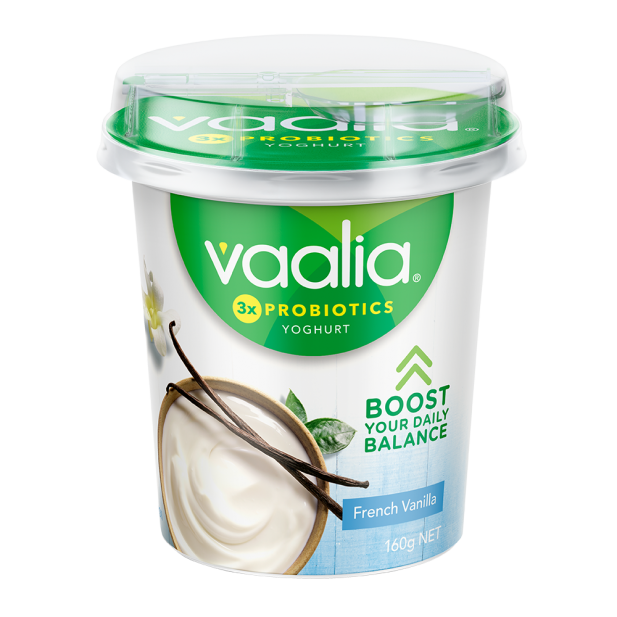 Vaalia Low Fat French Vanilla Yoghurt 160g » Lactalis Foodservice